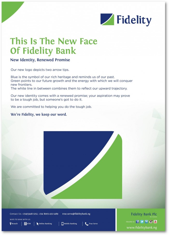 'Our History Inspires Our Future': Fidelity Bank Launches New Brand ...