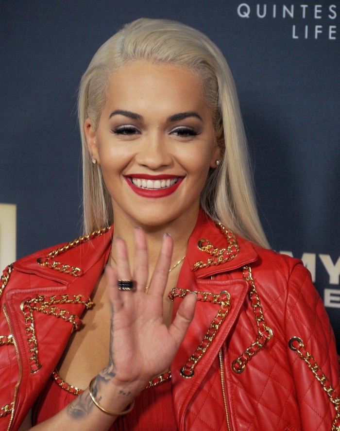 Red-Hot: Rita Ora Steps Out In Thigh And Cleavage-Revealing Outfit For ...