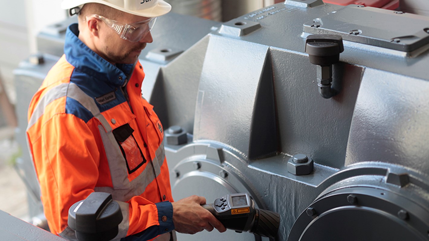 industrial gearbox inspection - The Trent