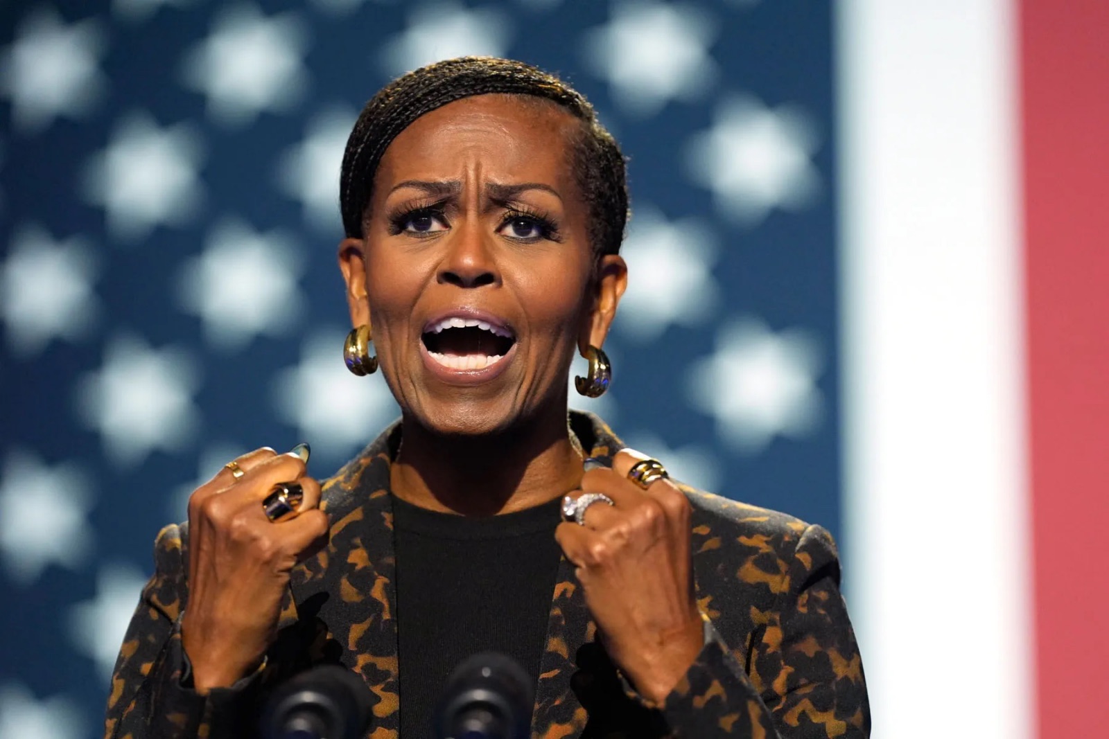 In Stirring Speech, Michelle Obama Challenges Male Voters to Stand for ...