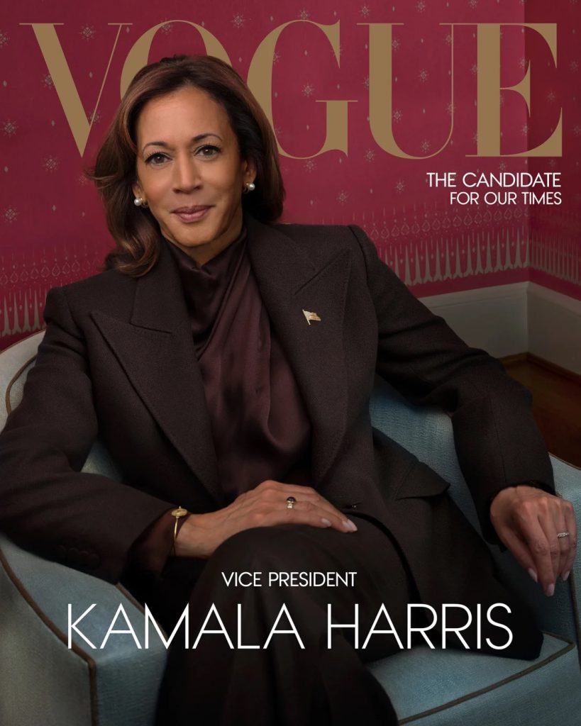 A Symbol of Change: Kamala Harris Returns to Vogue with a Bold New Look - The Trent